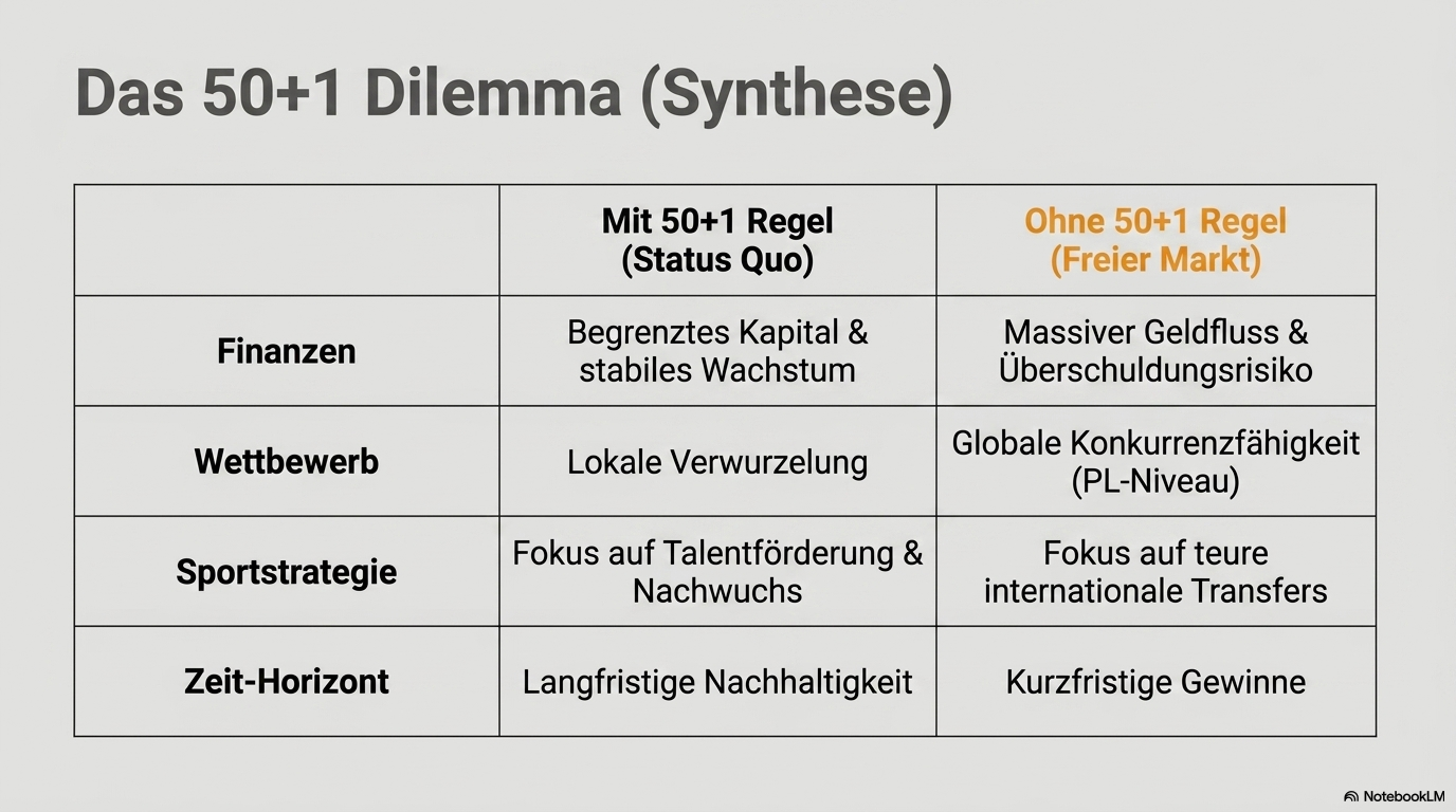 Die Abschaffung der 50+1-Regel: Wirtschaftliche Chancen und finanzielle ...